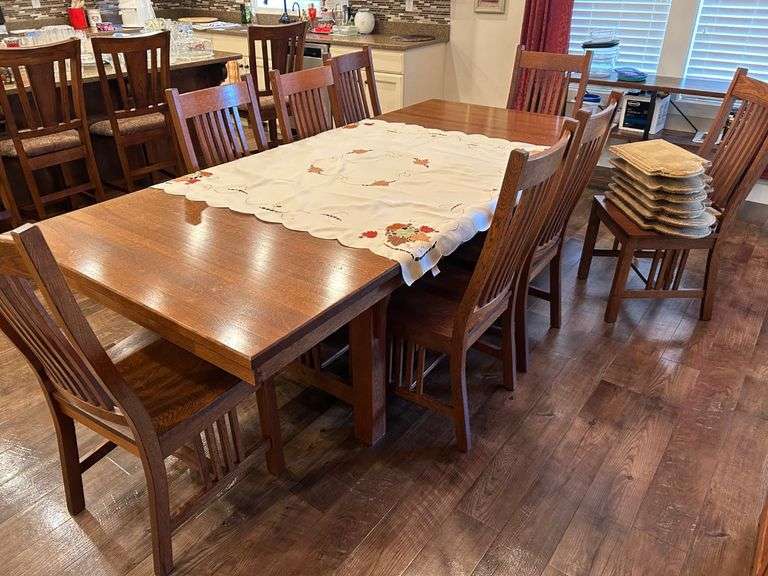Kitchen Table with 8) Chairs - Prime Time Auctions, Inc.