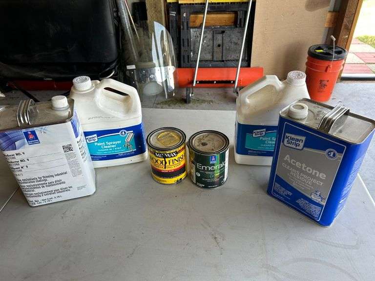2) Acetone, Paint Sprayer Cleaner, Partial Wood Stain - Prime Time ...