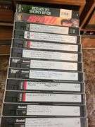 VHS Storage with Assortment of VHS Movies - Prime Time Auctions, Inc.