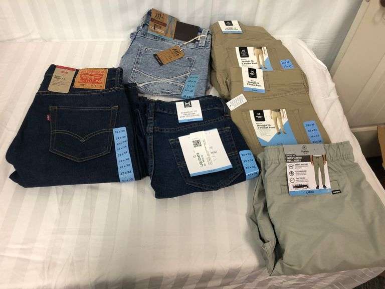 Hurley Jogger Size Large, Axel Boot Cut 32x32, Levi Strauss 505R 32x34 ...