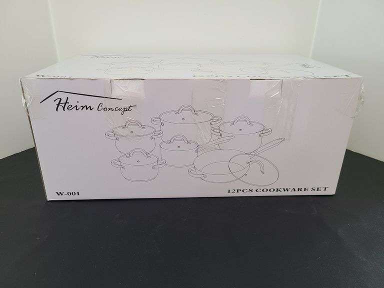 Heim Concept 12 Piece Cookware Set - Prime Time Auctions, Inc.