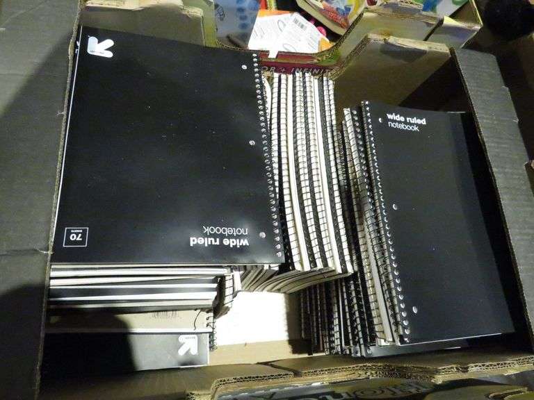 Box of Notebooks - Prime Time Auctions, Inc.