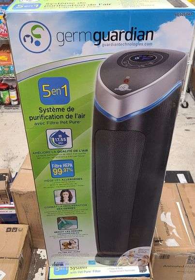Germ Guardian 5-1 Air Purifying System W/ Pet Pure Filter* - Prime Time ...