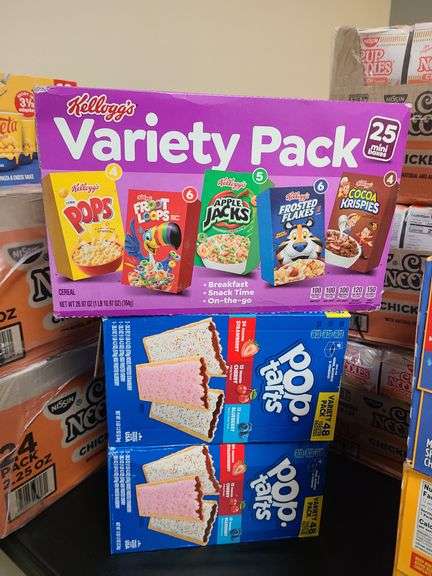 1) Kellogg's Cereal Variety Pack, 2) Pop-Tarts Variety Pack - Prime ...
