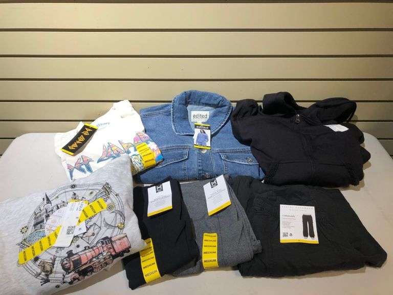 Ladies Medium Clothing: Def Leppard Sweatshirt, Edited Denim Jacket ...