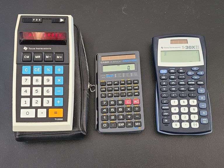 2) Texas Instruments, Casio Calculators - Prime Time Auctions, Inc.