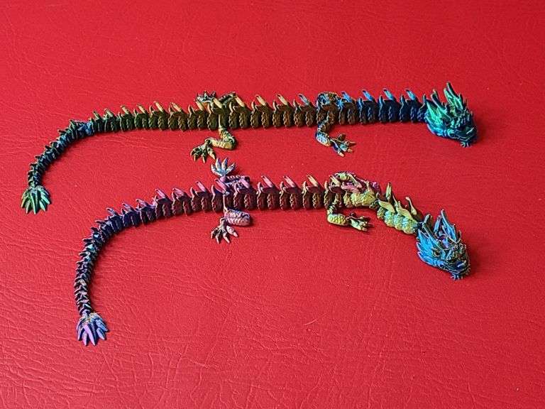 Poseable Dragon Figures - Prime Time Auctions, Inc.