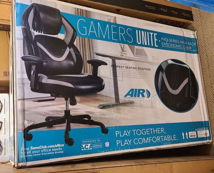*Gamers Unite Pro-Series High Back Ergonomic Chair - Prime Time ...