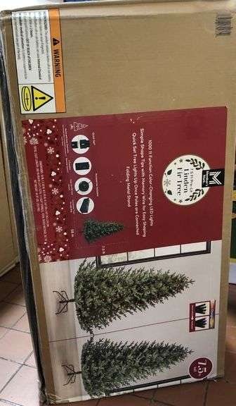 Pre Lit Linden Fir Tree - Prime Time Auctions, Inc.