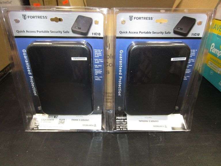 2) Fortress Quick Access Portable Security Safes - Prime Time Auctions ...