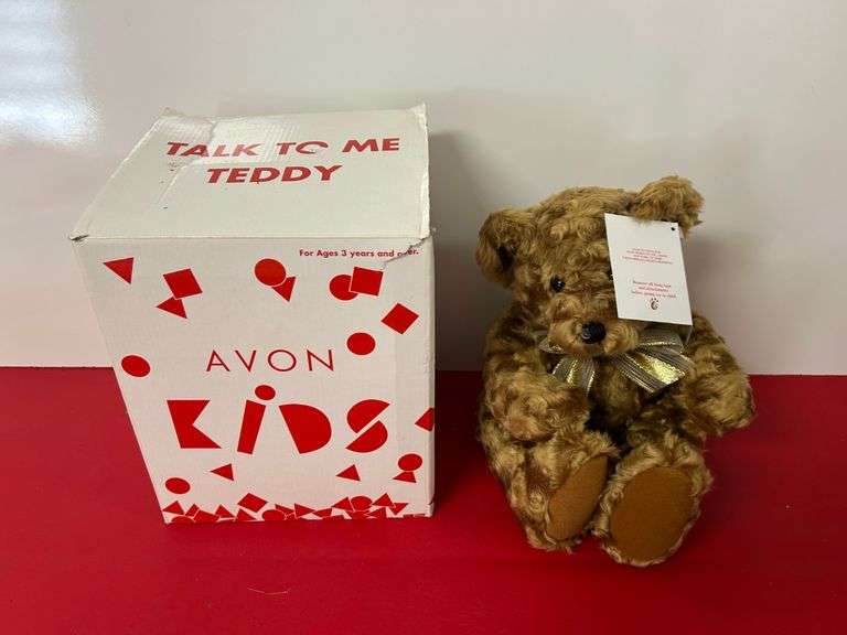 Avon Kids Talk-To-Me Teddy - Prime Time Auctions, Inc.