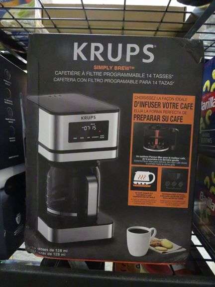 Krups Simply Brew Coffee Maker - Prime Time Auctions, Inc.