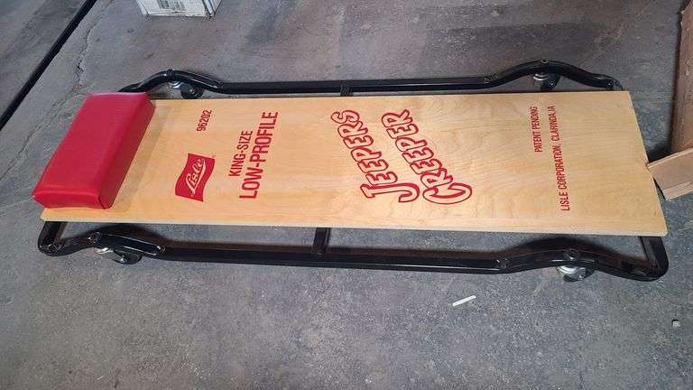 King Size Low Profile Floor Creeper - Prime Time Auctions, Inc.