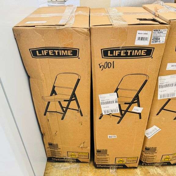 2) LifeTime Folding Chairs - Prime Time Auctions, Inc.