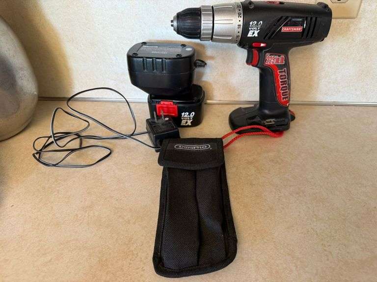 DuraPRO Pocket Proof Socket Set, Craftsman Drill & Battery Charger ...