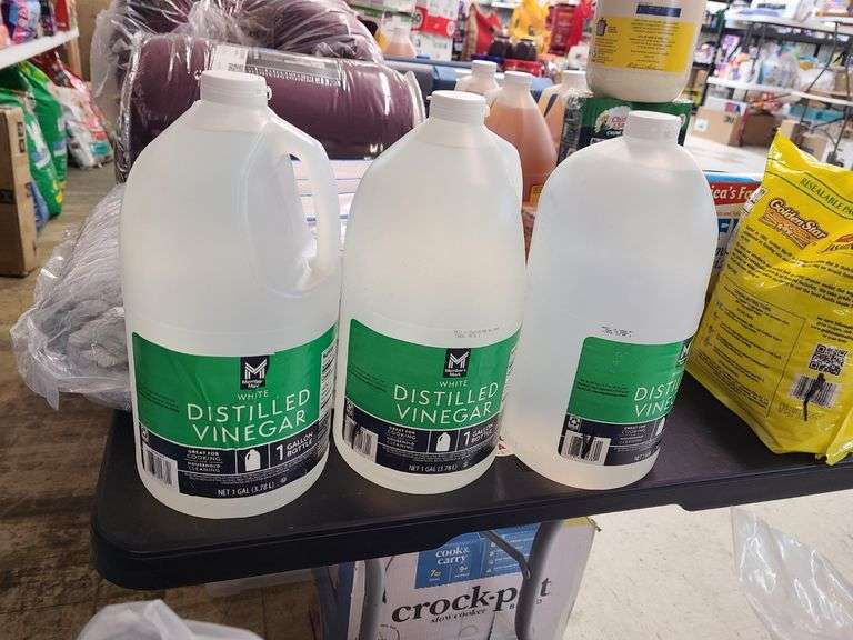 3) Gallon White Distilled Vinegar - Prime Time Auctions, Inc.
