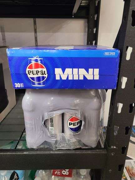 1) Case of Mini Pepsi, 1) Case of Bottled Pepsi - Prime Time Auctions, Inc.