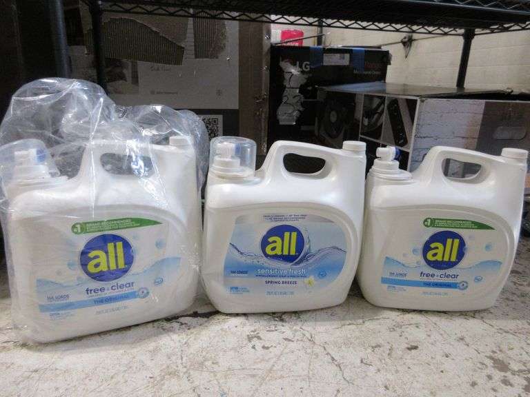 3) All Laundry Detergents - Prime Time Auctions, Inc.
