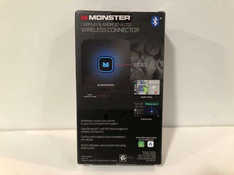 Monster Carplay And Android Auto Wireless Connector - Prime Time ...