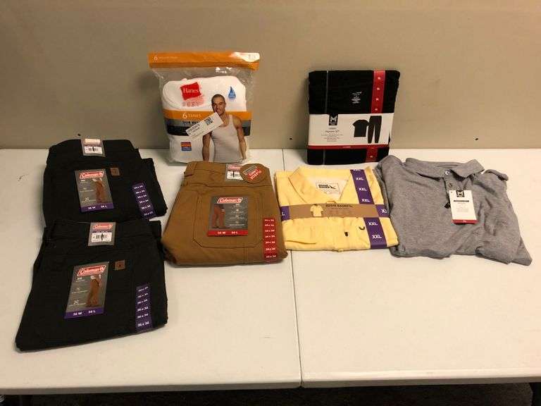 Men's XL / XX-Large Clothing - 7 Pieces - Prime Time Auctions, Inc.