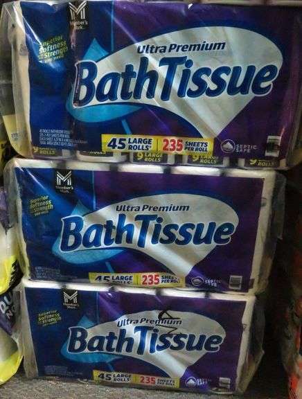 3) Ultra Premium Bath Tissue - Prime Time Auctions, Inc.