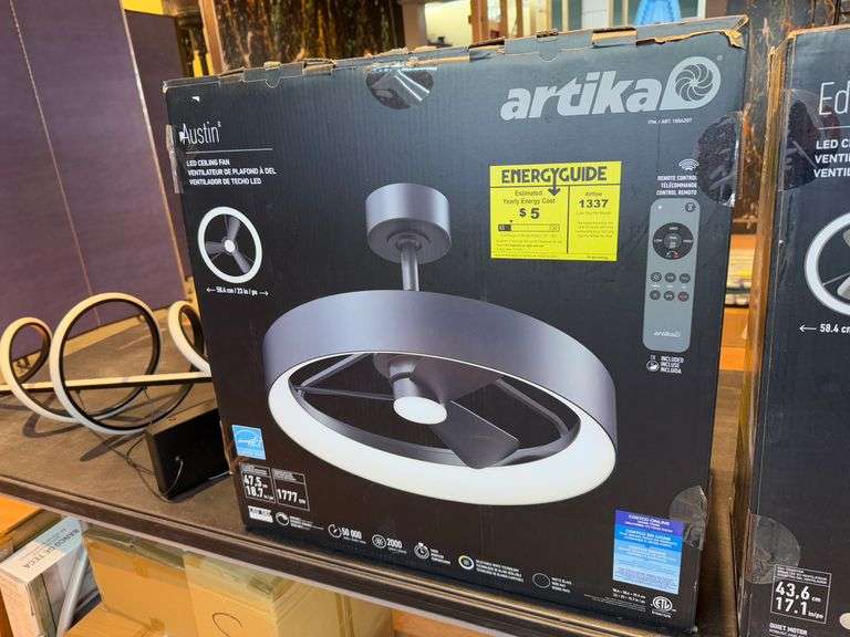 Artika Austin LED Ceiling Fan - Prime Time Auctions, Inc.