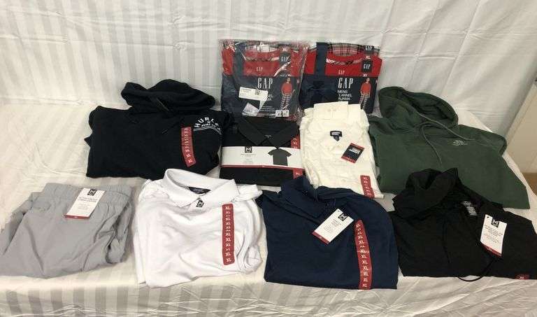 Men's XLarge Clothing - 10 Pieces - Prime Time Auctions, Inc.