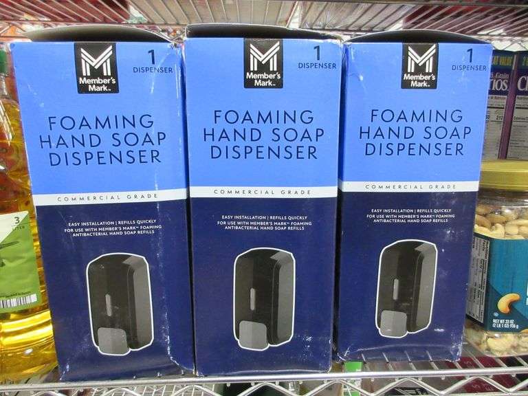 3) Foaming Hand Soap Dispensers - Prime Time Auctions, Inc.