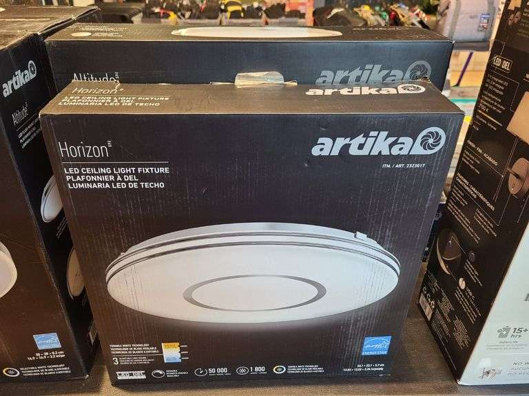 Artika Horizon LED Ceiling Light Fixture, Artika Altitude LED Flush ...