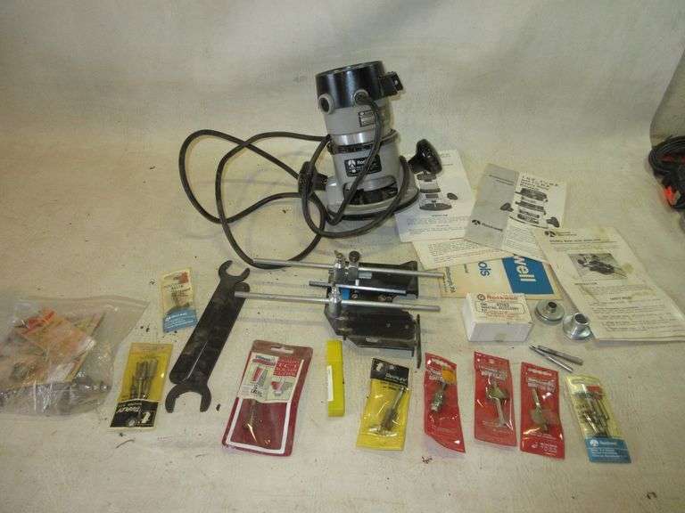 Rockwell Router with Guide, Bits - Prime Time Auctions, Inc.