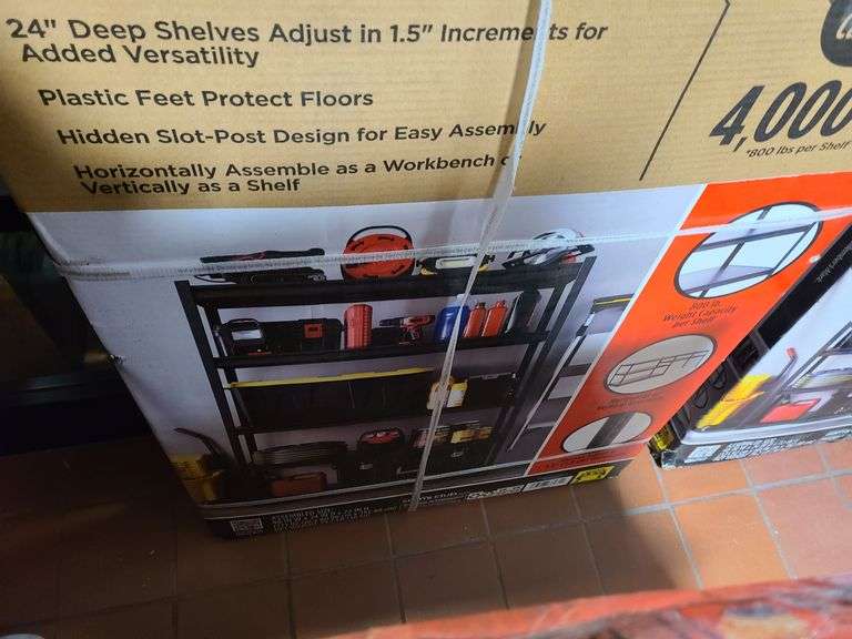 5-Shelf Deep Storage Rack - Prime Time Auctions, Inc.
