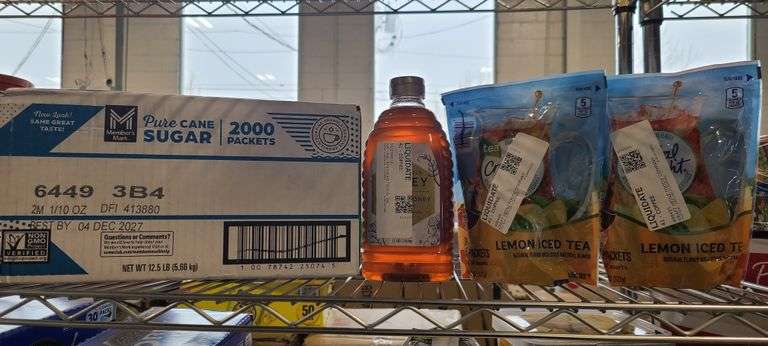 Honey, Box of Sugar Packets, Lemon Iced Tea Packets - Prime Time ...
