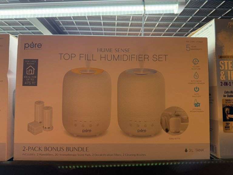 Pure Hume Sense Top Fill Humidifier Set - Prime Time Auctions, Inc.