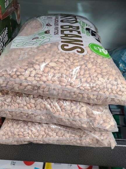 3) 12lb Bags Pinto Beans - Prime Time Auctions, Inc.