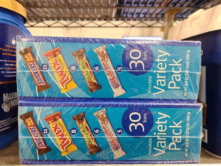 2) Chocolate Variety Packs - Prime Time Auctions, Inc.