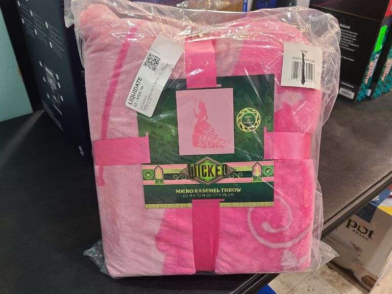 Wicked Micro Raschel Throw - Prime Time Auctions, Inc.