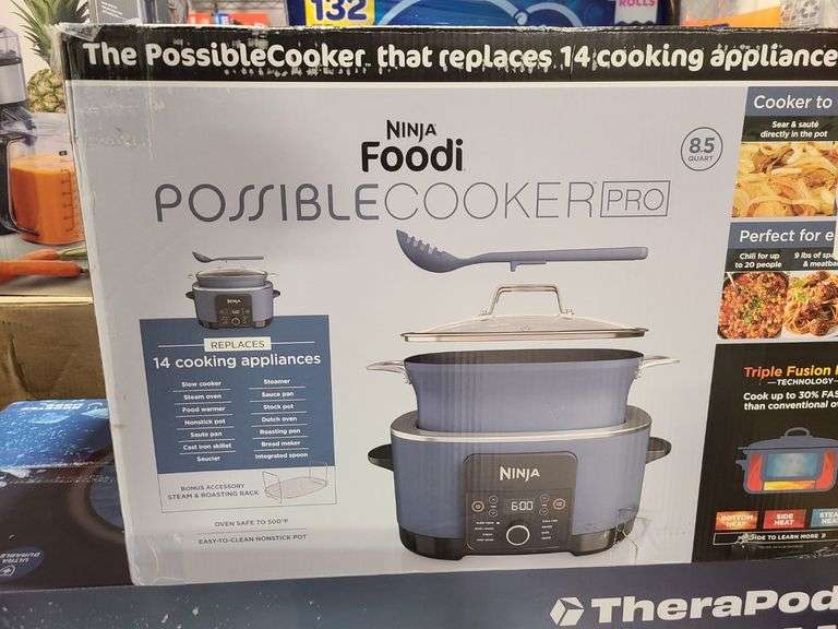 Ninja Foodi 8-in-1, 8.5 Qt Possible Cooker Pro* - Prime Time Auctions, Inc.