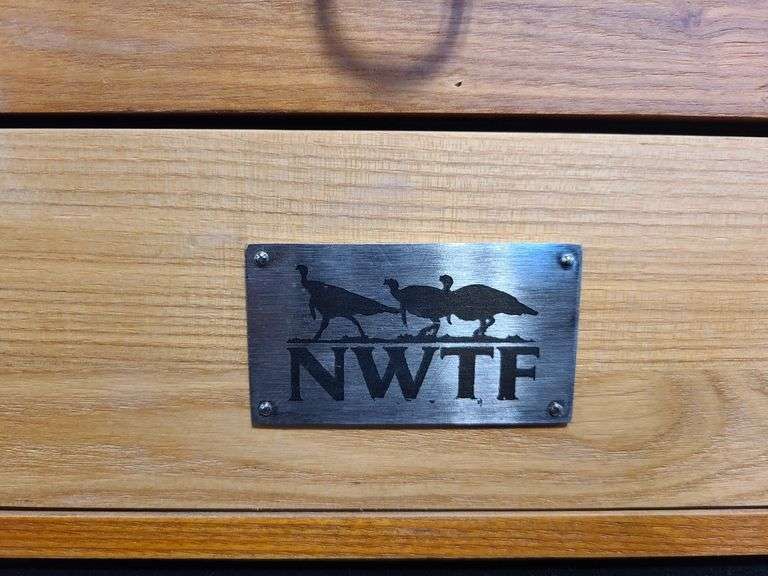 NWTF Wooden Storage Box - Prime Time Auctions, Inc.