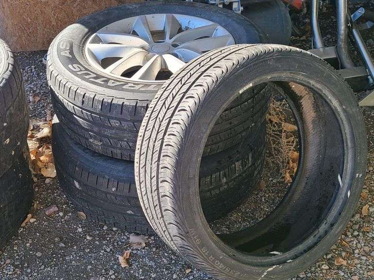 3) Tires, 2) Rims - Prime Time Auctions, Inc.