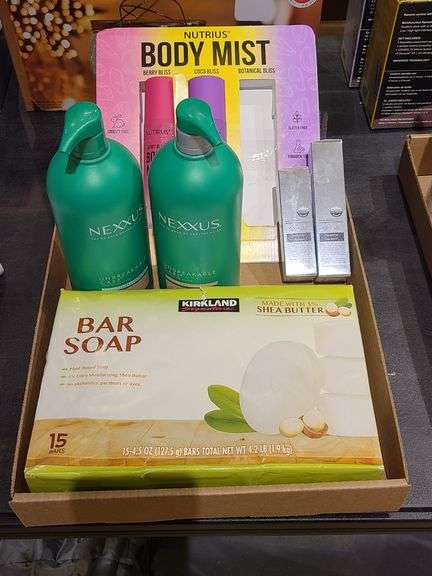 Nutrius Body Mist, Bar Soap, Nexxus Shampoo and Conditioner ...