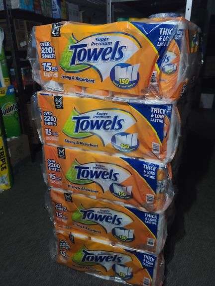 6) Premium Paper Towels - Prime Time Auctions, Inc.