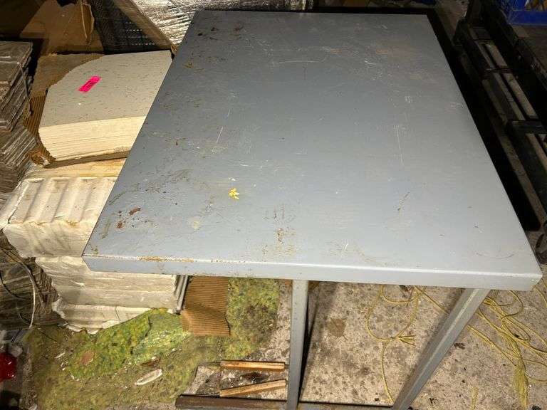 Steel Work Table - Prime Time Auctions, Inc.