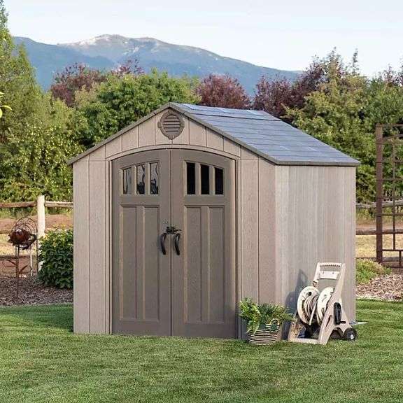 Lifetime Outdoor Storage Shed - Prime Time Auctions, Inc.