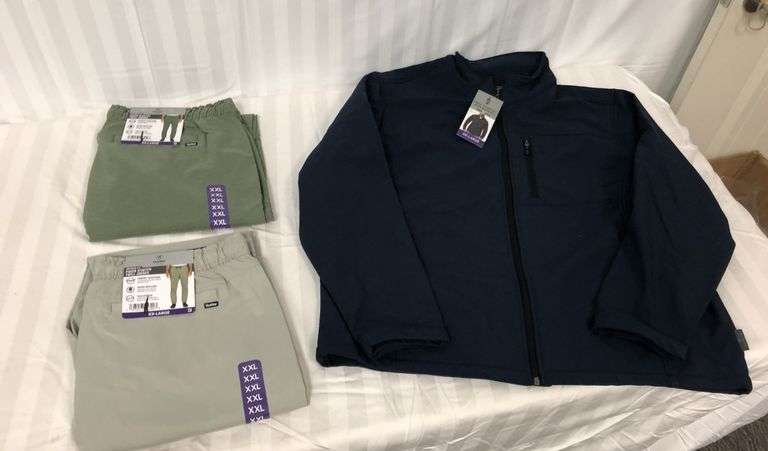 Free Country Men's Softshell, 2) Hurley Jogger - Prime Time Auctions, Inc.