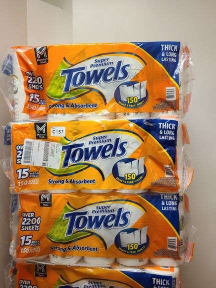 3) Super Premium Paper Towels - Prime Time Auctions, Inc.