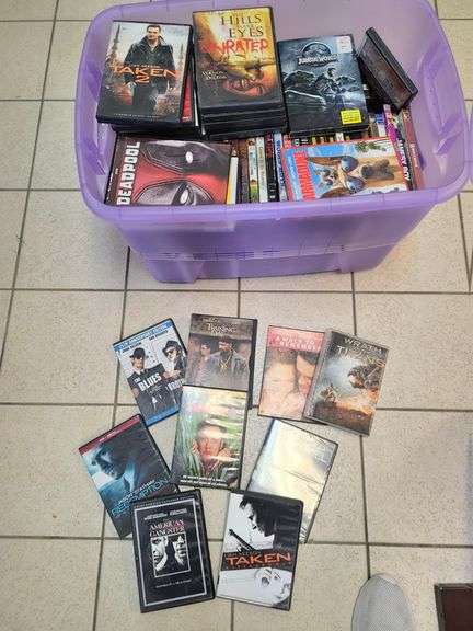 Various DVD's, Tote - Prime Time Auctions, Inc.