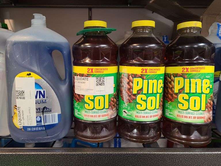 3) Pine Sol, 1) Dawn Platinum Dish Soap - Prime Time Auctions, Inc.