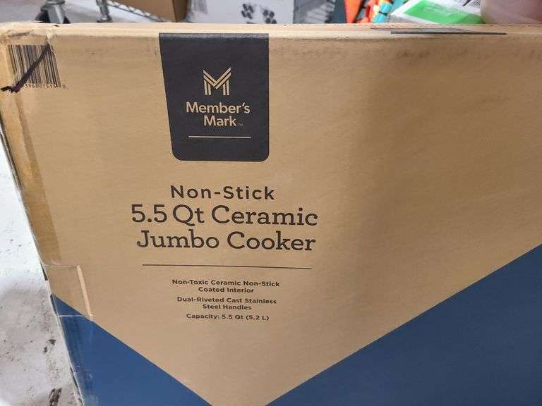 Non Stick 5.5 Qt Ceramic Jumbo Cooker* - Prime Time Auctions, Inc.