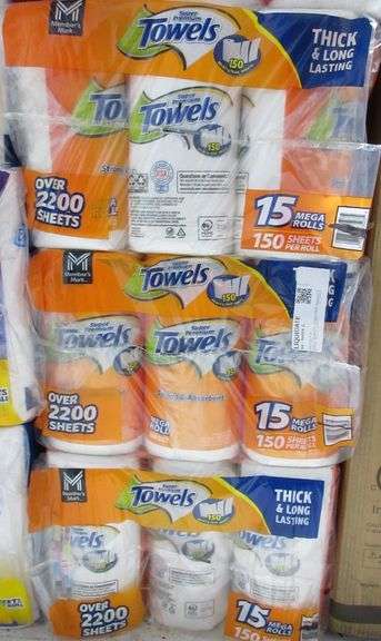3) Super Premium Paper Towels - Prime Time Auctions, Inc.