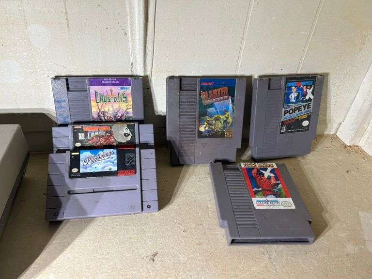 Super Nintendo, NES Games - Prime Time Auctions, Inc.